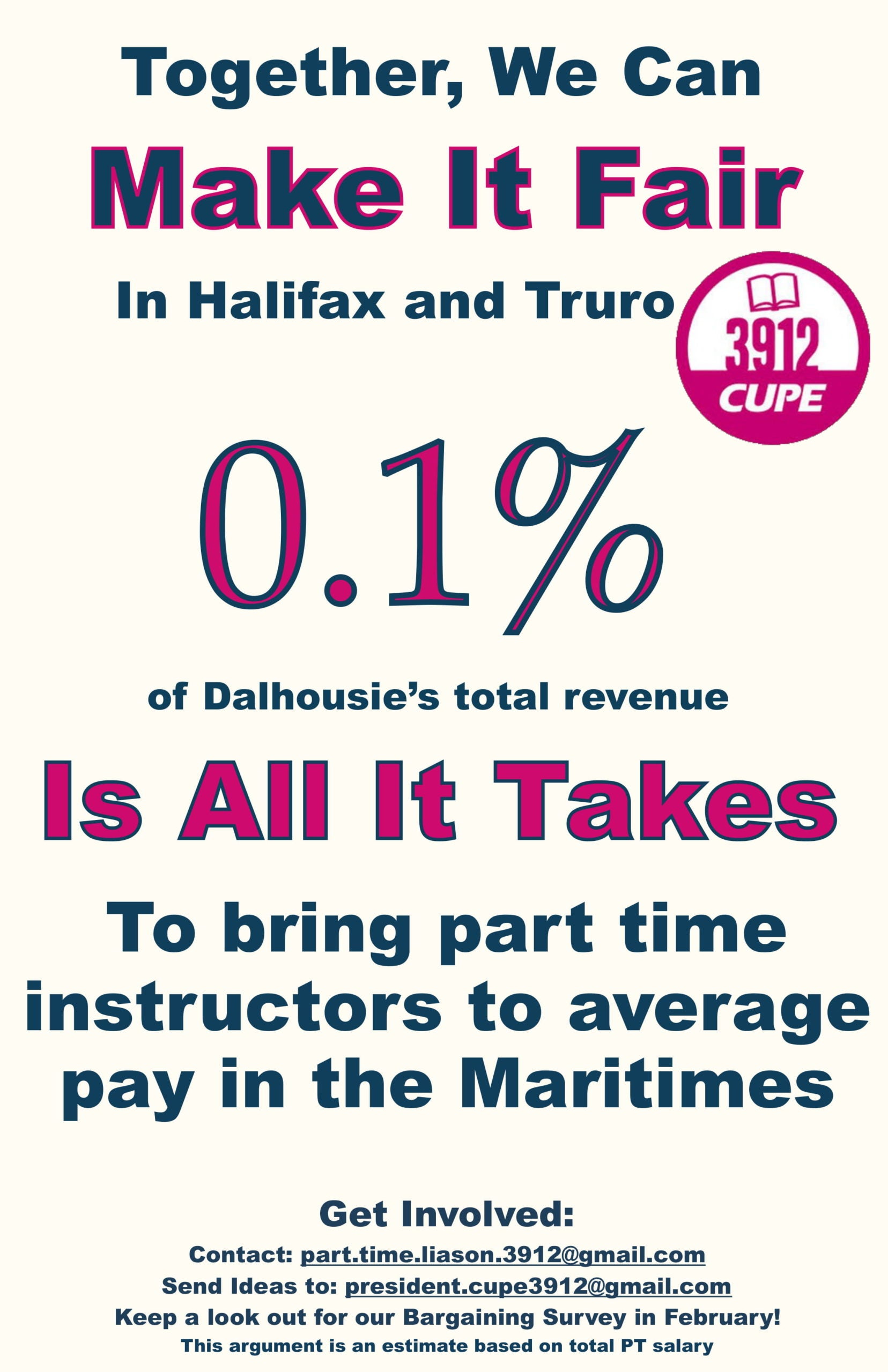 Posters for Membership Campaign - CUPE 3912